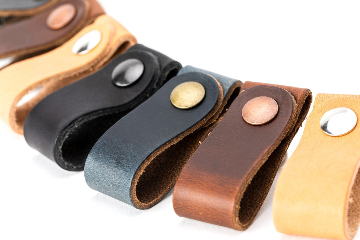 Leather Pulls | Leather Drawer Pulls | Leather Furniture Pulls